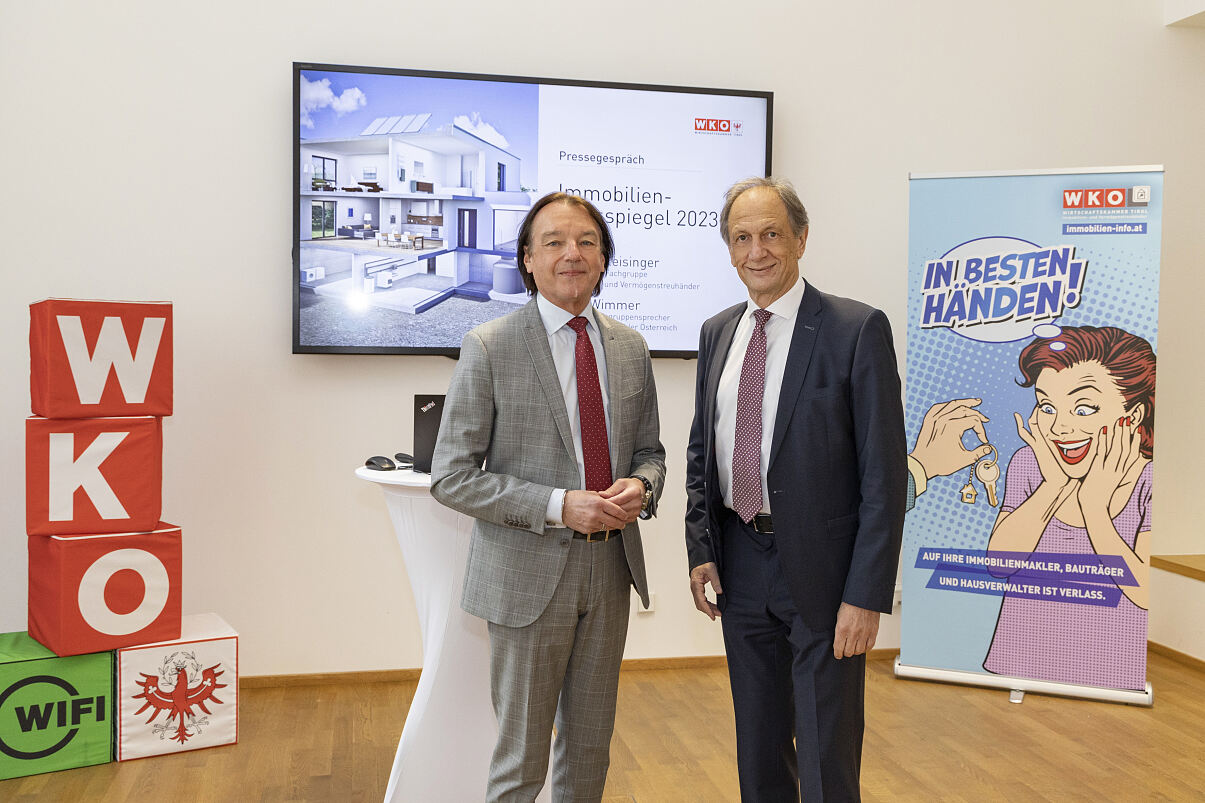 Immobilienpreisspiegel 2023: "Geänderte Marktverhältnisse" - wirtschaft.tirol | Online Pressecenter